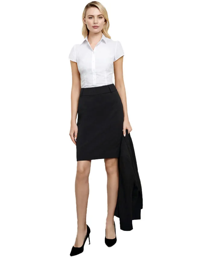 Biz Collection Loren Ladies Skirt | Workwear Australia | Hip Pocket