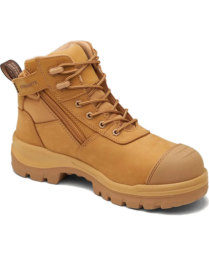 8550 - RotoFlex - Wheat water-resistant nubuck 135mm safety boot ...