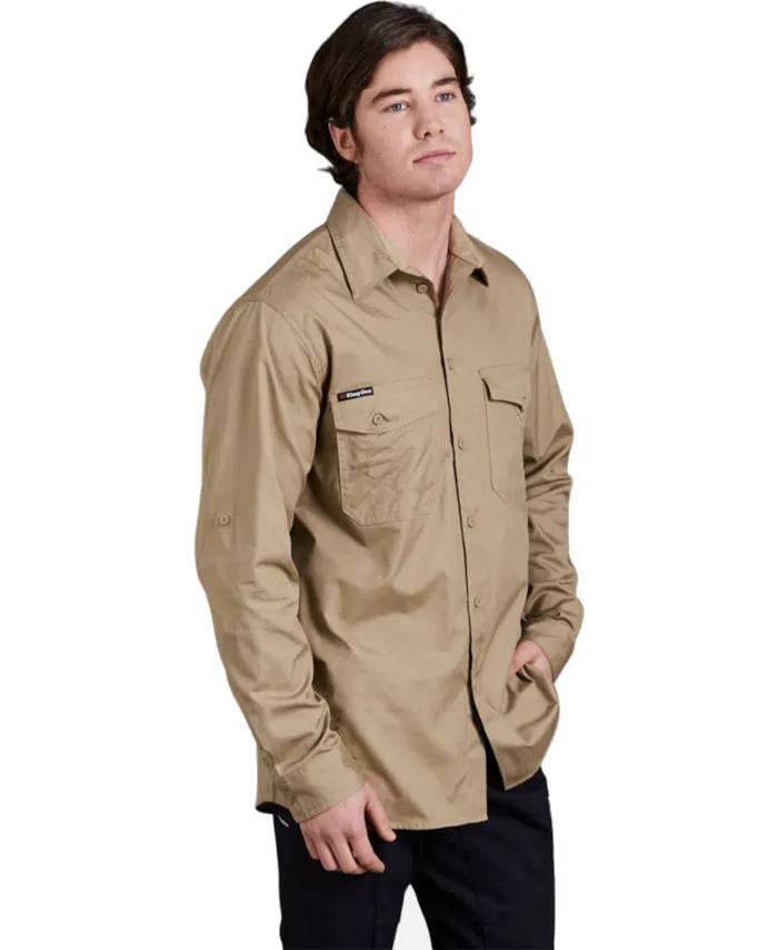 King Gee Workcool Long Sleeve Shirt | Workwear Australia | Hip Pocket